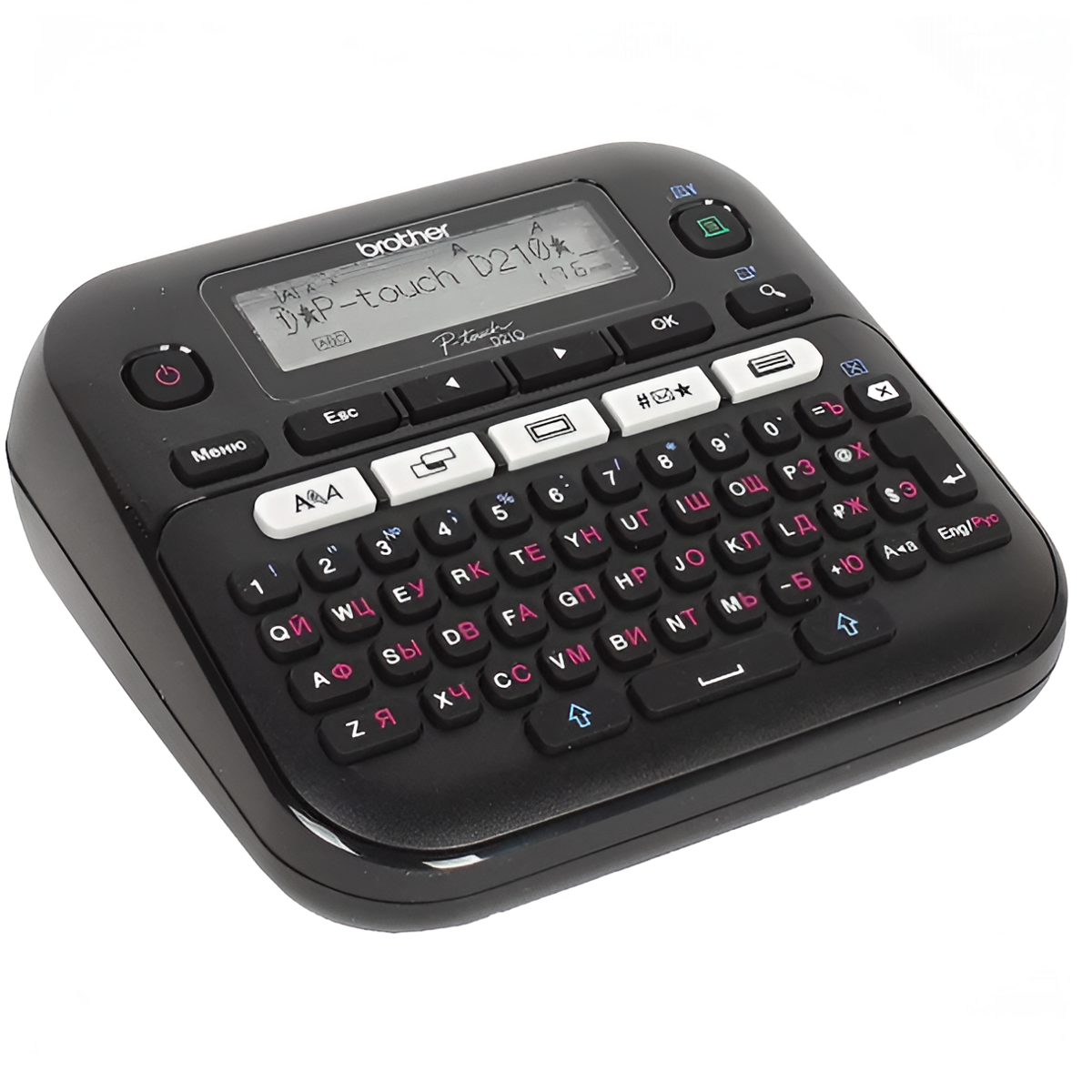 Принтер BROTHER P-Touch PT-D210 для печати этикеток (русская клавиатура)