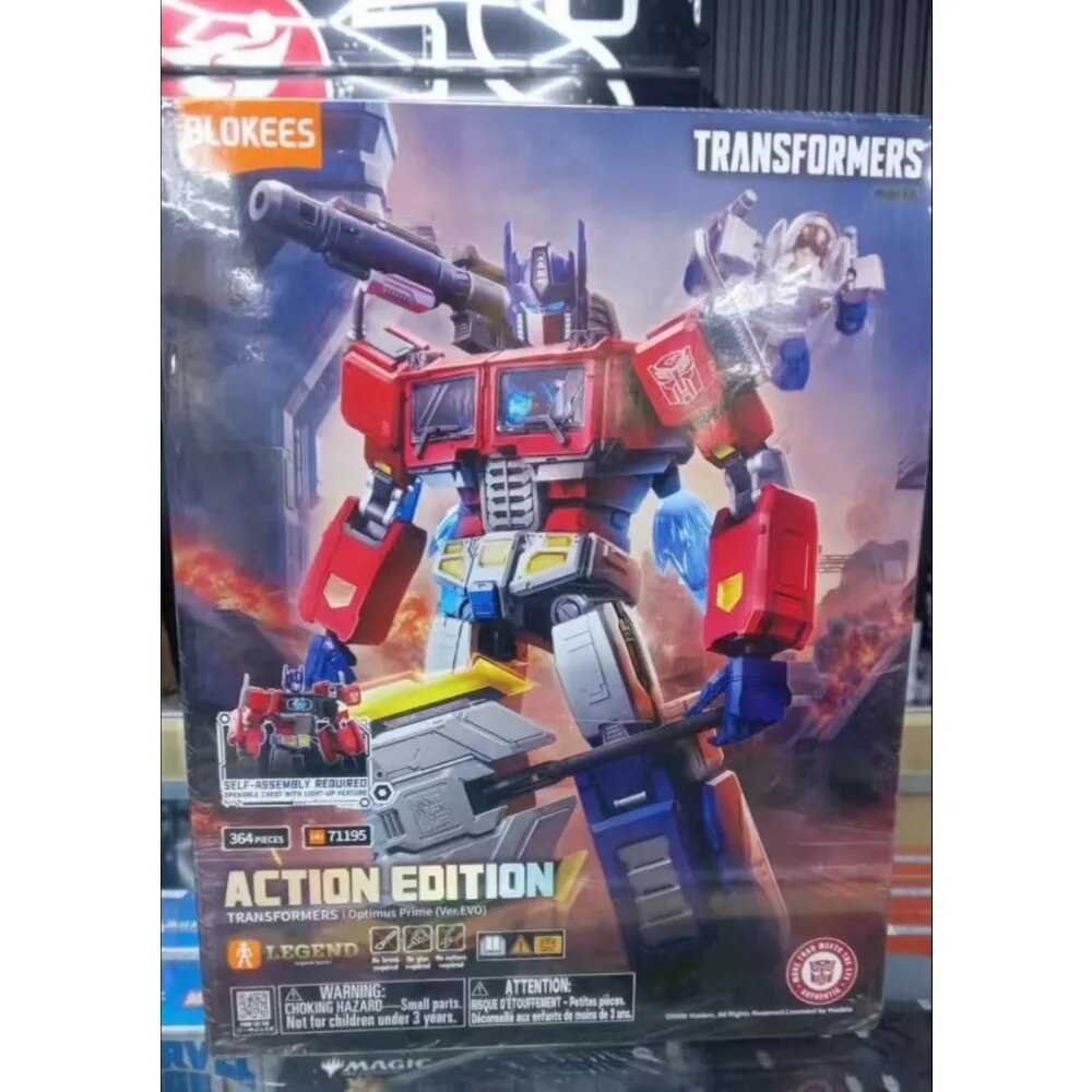 Фигурки Blokees Transformers ACTION EDITION Оптимус Прайм Optimus Prime 2.0, With BOX