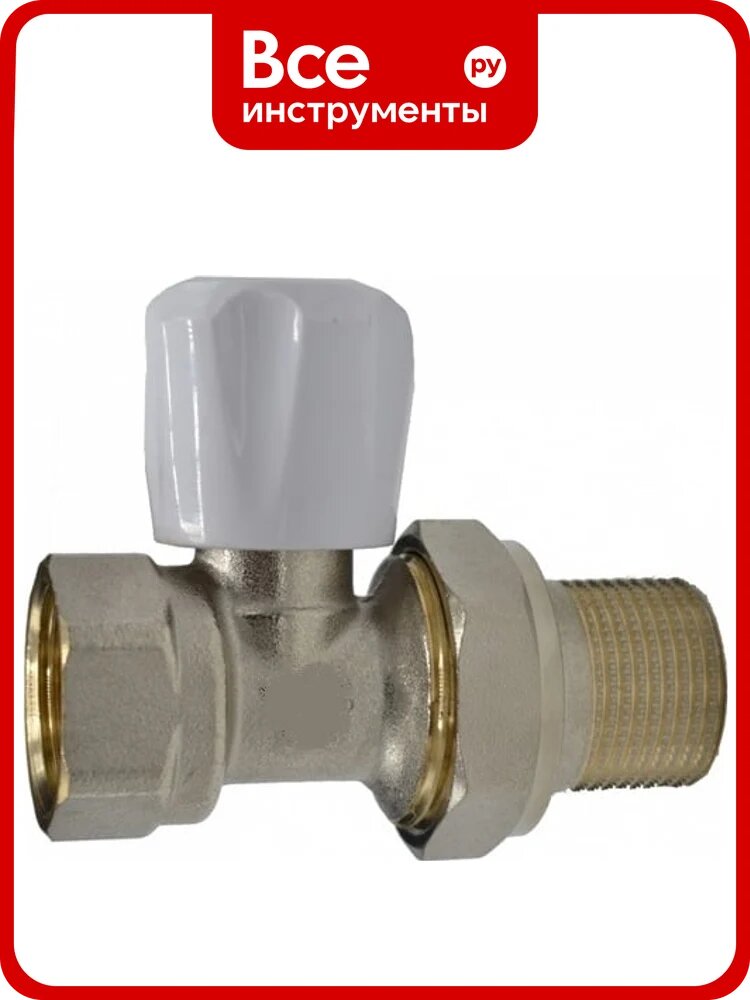 Ручной клапан для радиатора Rvc Compact 1/2 прямой 11656