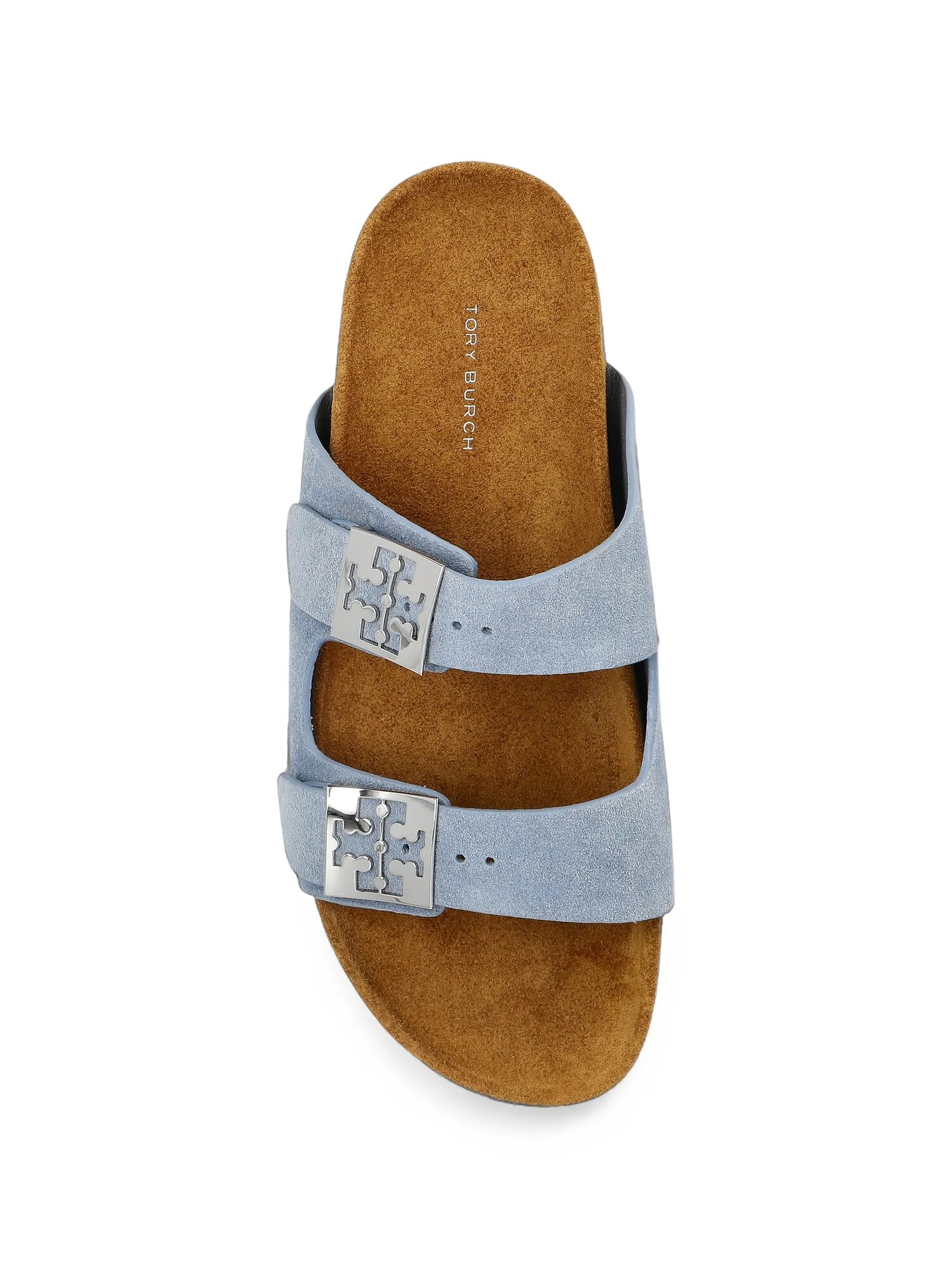 Босоножки Tory Burch Mellow buckle-strap sandals, размер 10, синий — фото 1
