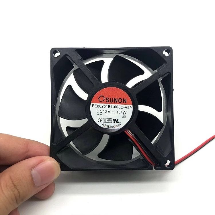 SUNON EE80251B1-000C-A99 8025 8 см DC12V 1.7W 2-проводной вентилятор охлаждения -