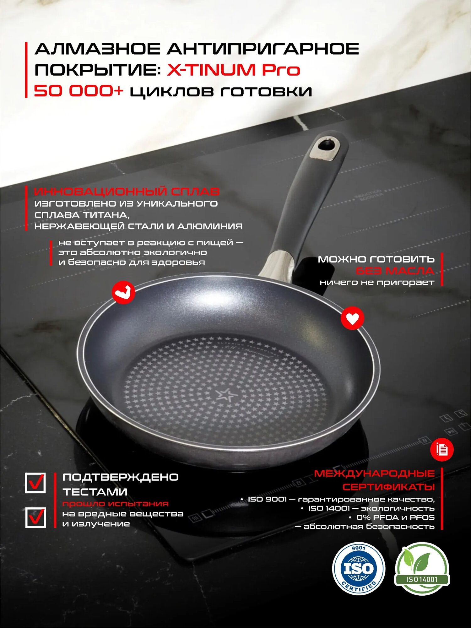 Сковороды Happycall Solid Diamond 20см — фото 1