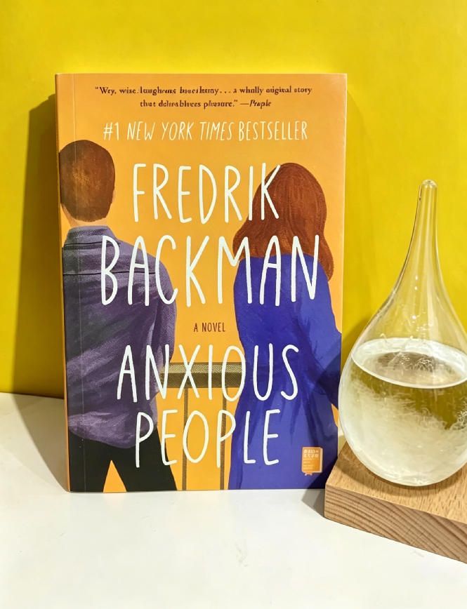 Книга Anxious People / Fredrik Backman / Роман, комедия с глубоким смыслом, английский язык