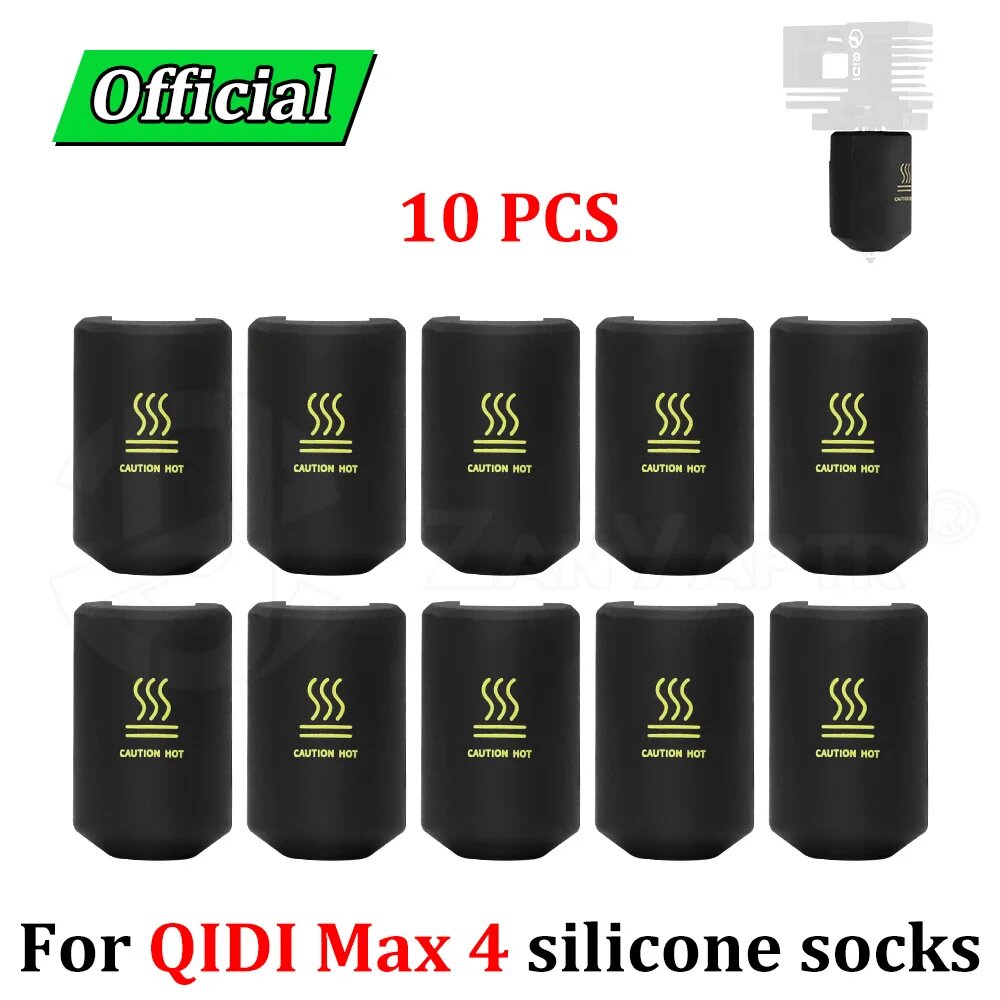 Силиконовые носки для QIDI MAX 4 (10 шт)