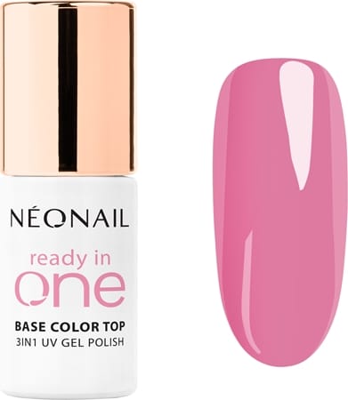 Лак для ногтей NeoNail Ready In One 3in1 UV Gel Polish, 10 one pink spark, 7.2 мл