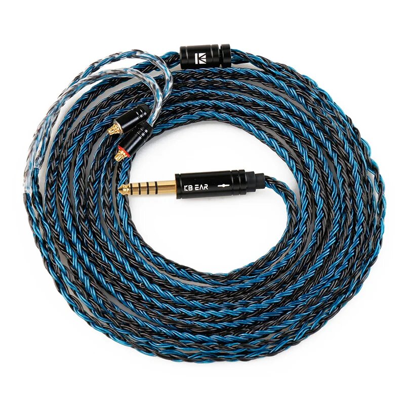 KBEAR ST16 Max кабель для наушников 1,5 м blue-black MM4.4