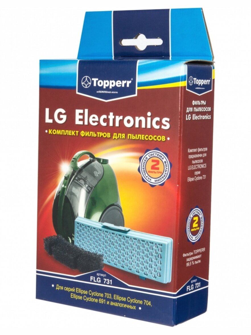 Набор фильтров Topperr FLG 731 для пылесосов LG