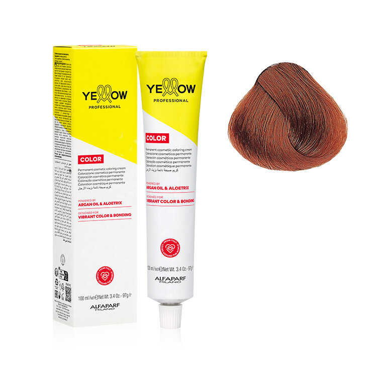 Yellow Professional - Color Permanent 7.4 Крем-краска для волос перманентная 100 мл
