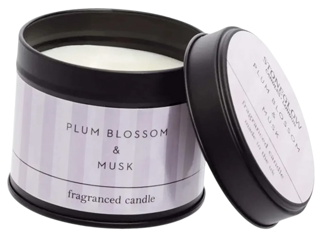Свеча Стоунглоу Плам Блоссом Энд Маск для помещений 180 гр - Stoneglow Plum Blossom and Musk