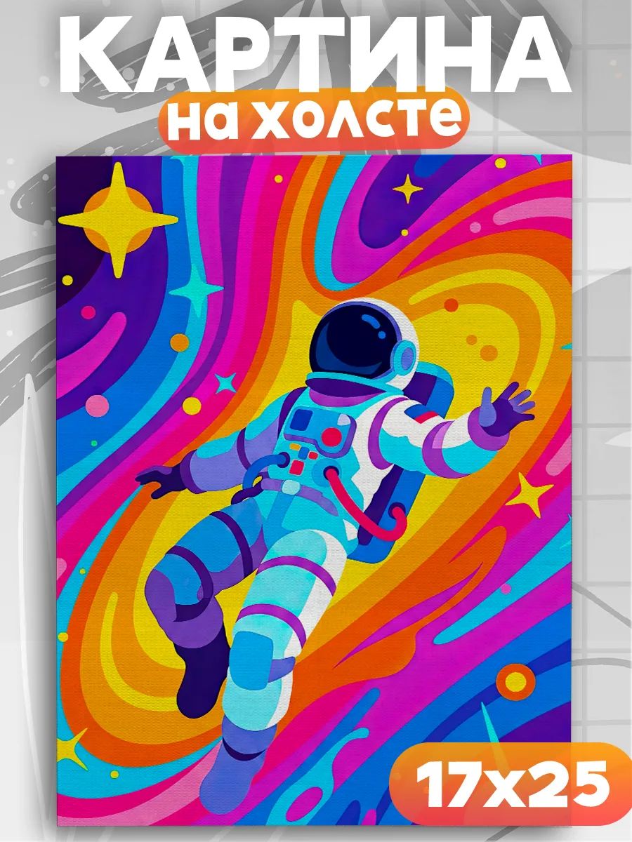 Картина на стену интерьерные Дофаминовый декор