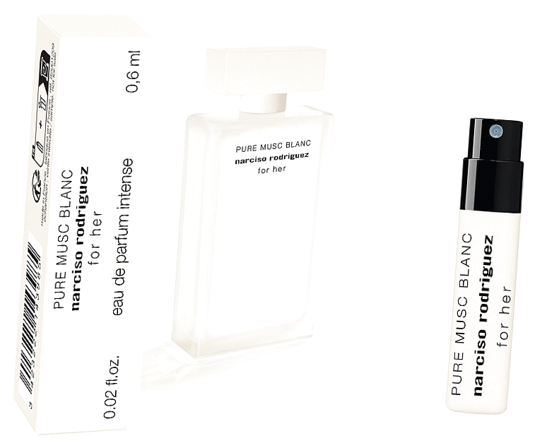 Pure Musc Blanc For Her женская парфюмерная вода, сэмпл 0.6 мл - Нарциссо Родригес