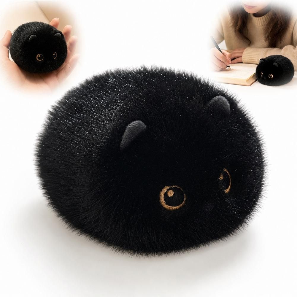 Мягкая игрушка кошка, 20 см, сиамская, с округлой мордочкой