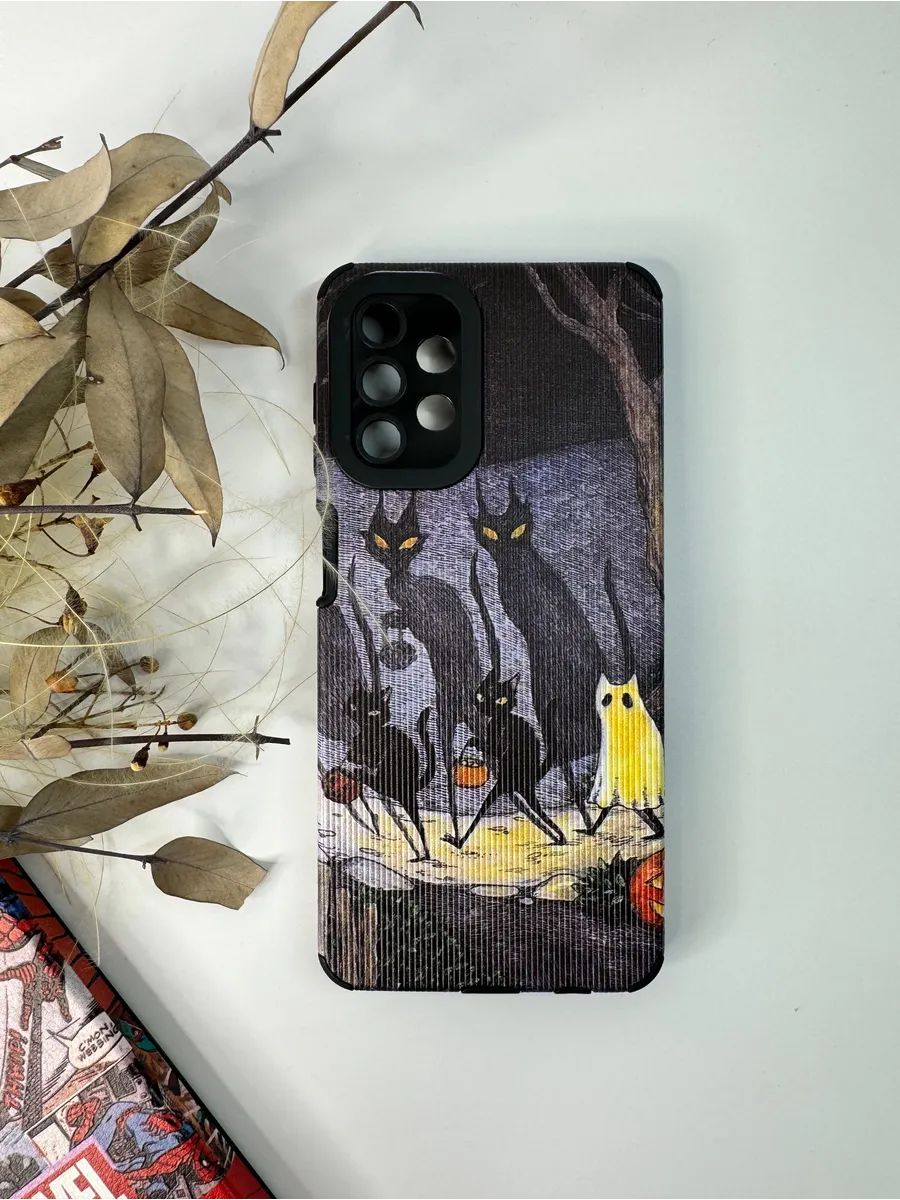Чехол-Накладка для смартфона Samsung Galaxy A32, материал силикон, цвет черный