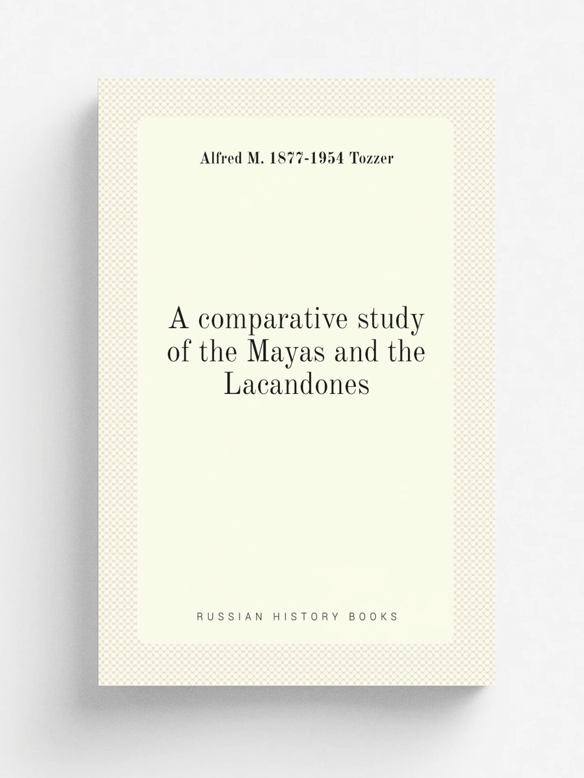 A comparative study of the Mayas and the Lacandones