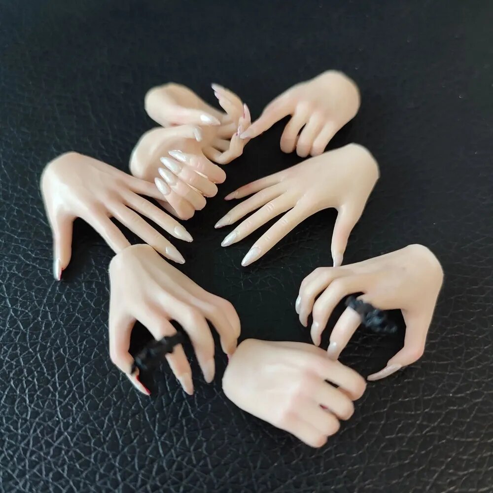 4Pairs/Set 1/6 тело For 12" Female Hand Phicen руки Figure Body Ph Doll Hands 1/6 Scale Hands Type F 1:6 body jiaouDoll