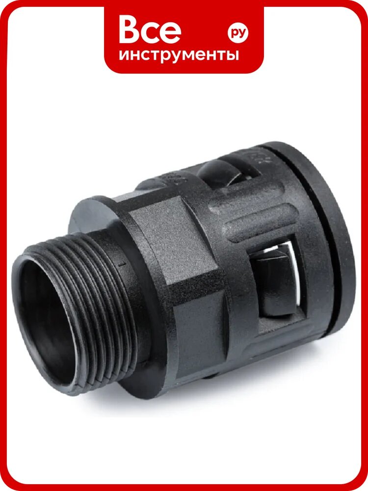 Муфта для гофрированных труб WEYER WQG-G3/4 B/AD25.5 коннектор прямой, наружный G3/4 WE0210400