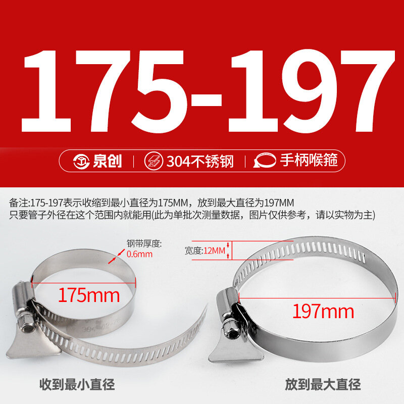 Ручка из нержавеющей стали горловая обруча обруч обруч карточка ручная обручка обручная труба обручная зажим для