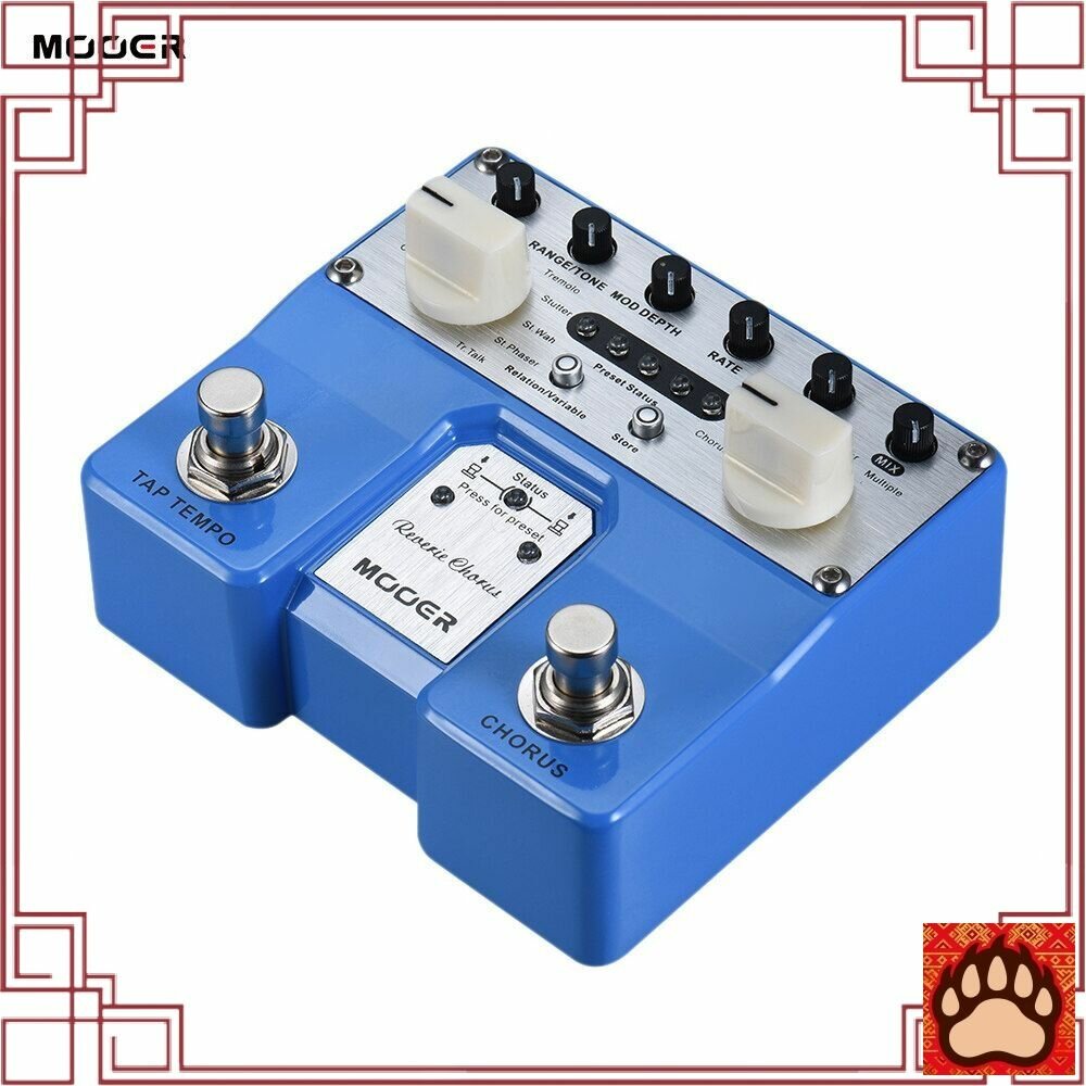 Педаль эффектов для гитары MOOER Reverie Chorus 5 Режимы хоруса 8