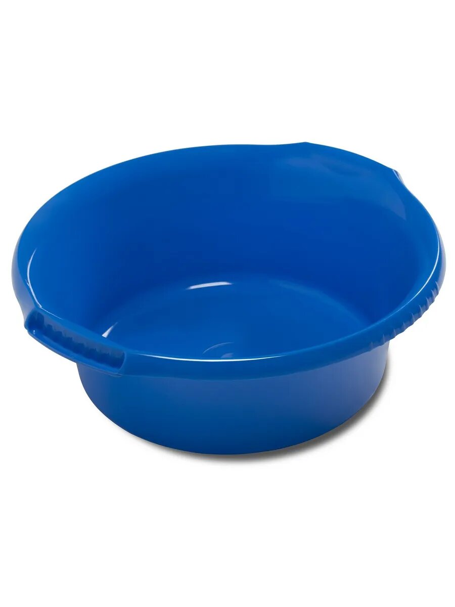 Таз пластиковый Мартика Водолей круглый, синий, 12л