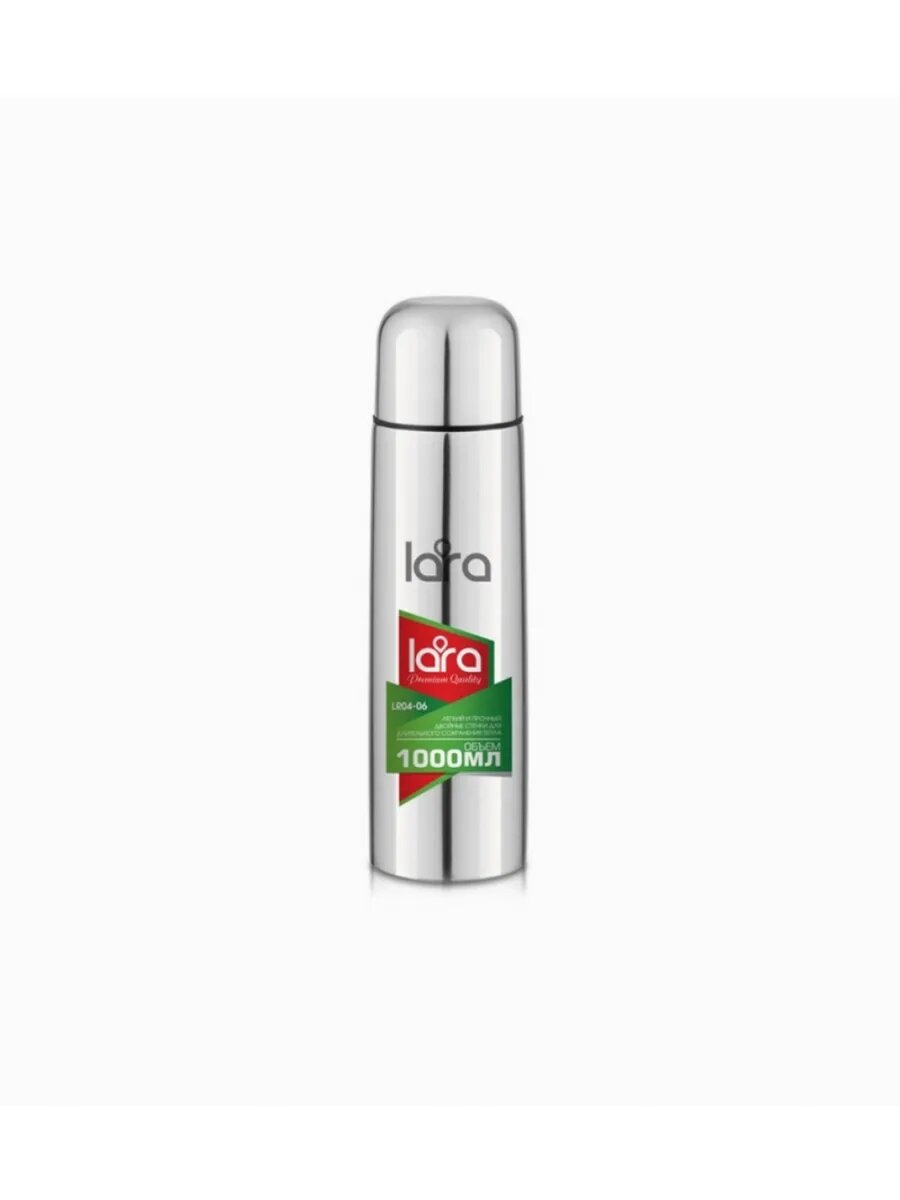 Термос для чая Лара LR-0406 из нержавеющей стали, кнопка с