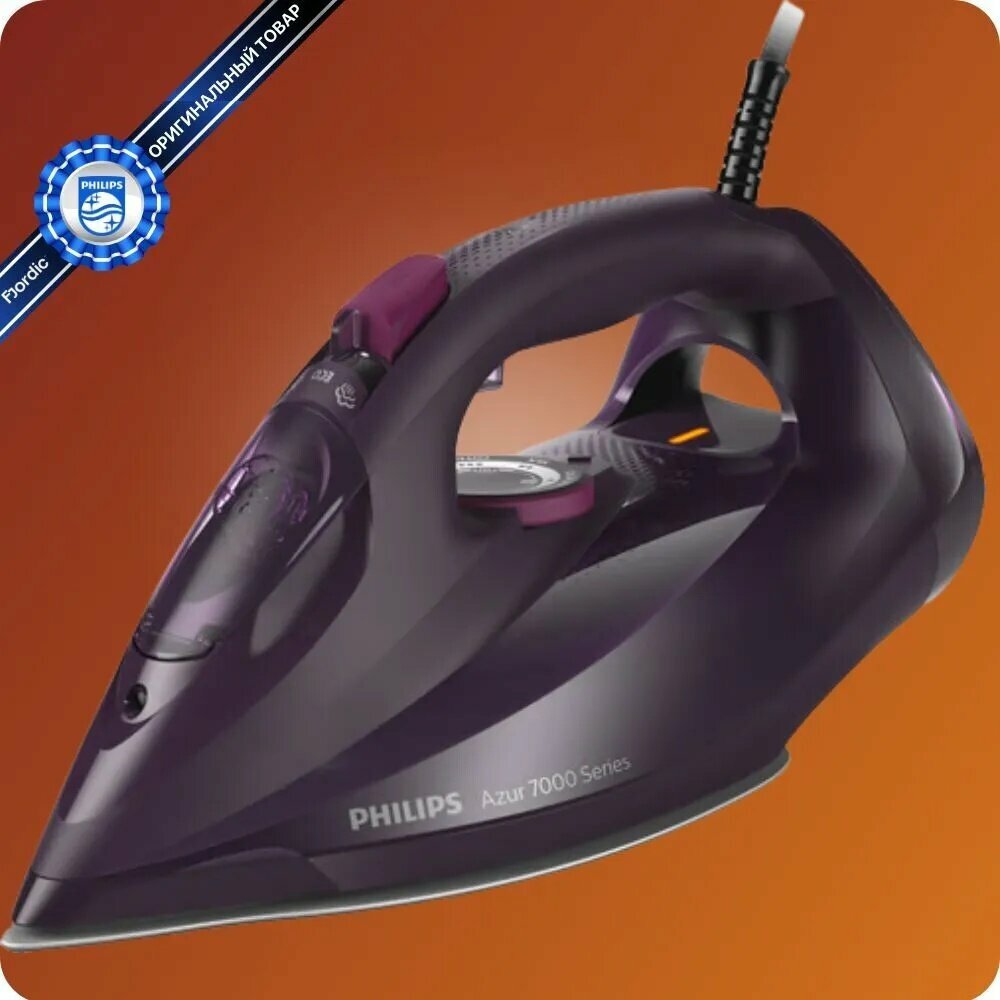 Паровой утюг Philips Azur DST7061/30, темно-пурпурный