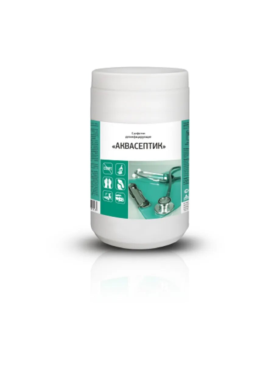 Аквасептик салфетки дезинфицирующие 80шт