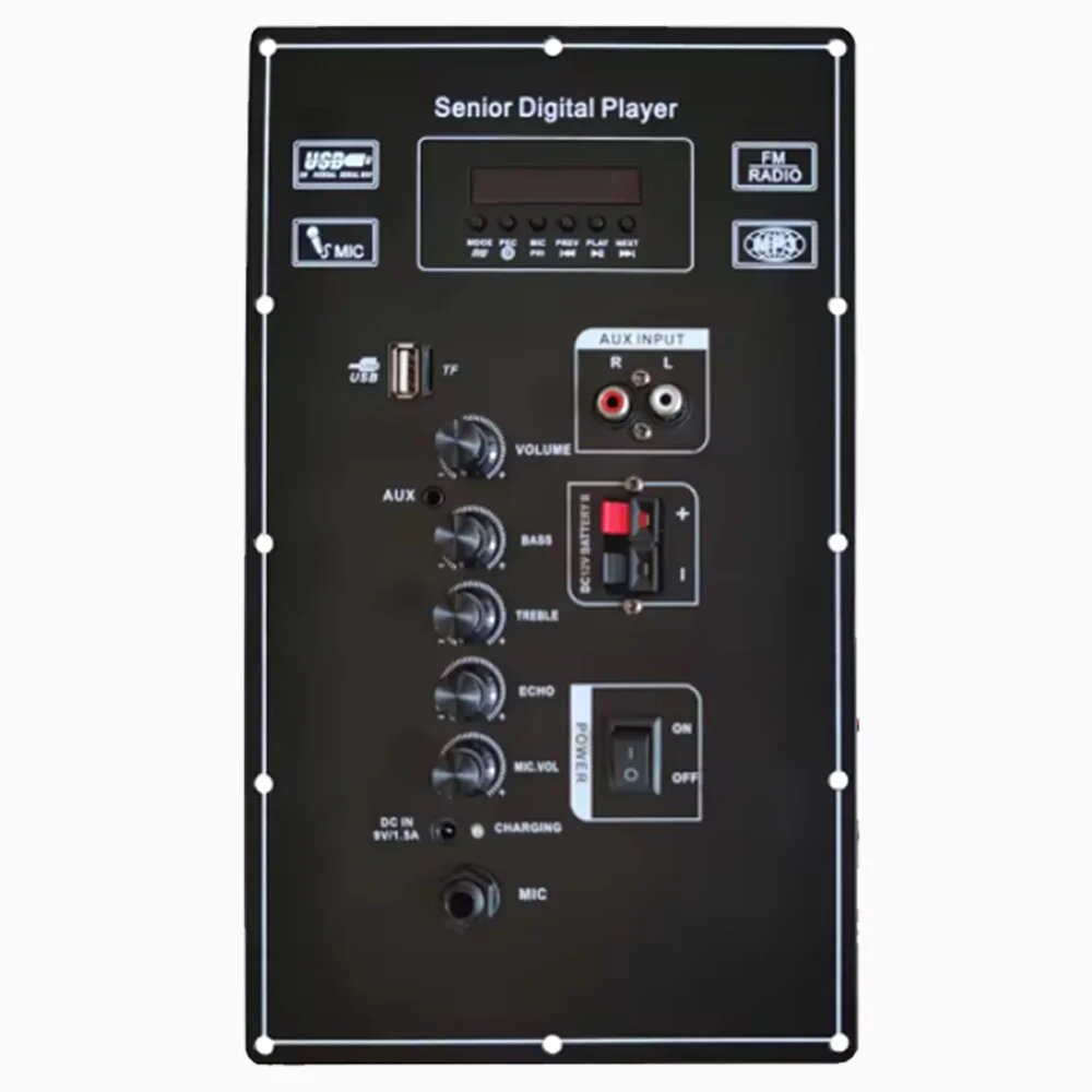 Цифровой стереоусилитель ZHANZHI Bluetooth 80 Вт для динамика 6-12 дюймов