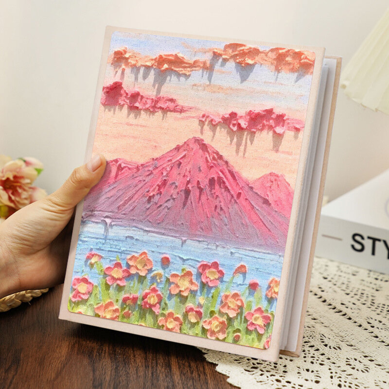 Фотоальбом для семьи с большим объемом и пролистным механизмом, книга воспоминаний с детскими фотографиями, альбом для хранения.