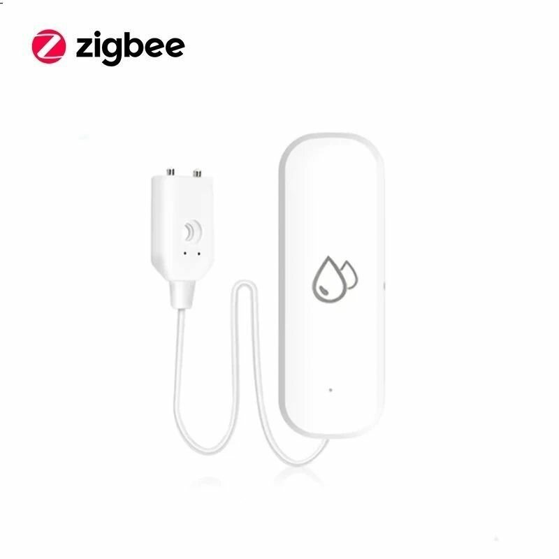 Датчик утечки воды Tuya Smart ZigBee, сигнализация, датчик уровня воды при затоплении с приложением Smart Life для управления системой безопасности дома