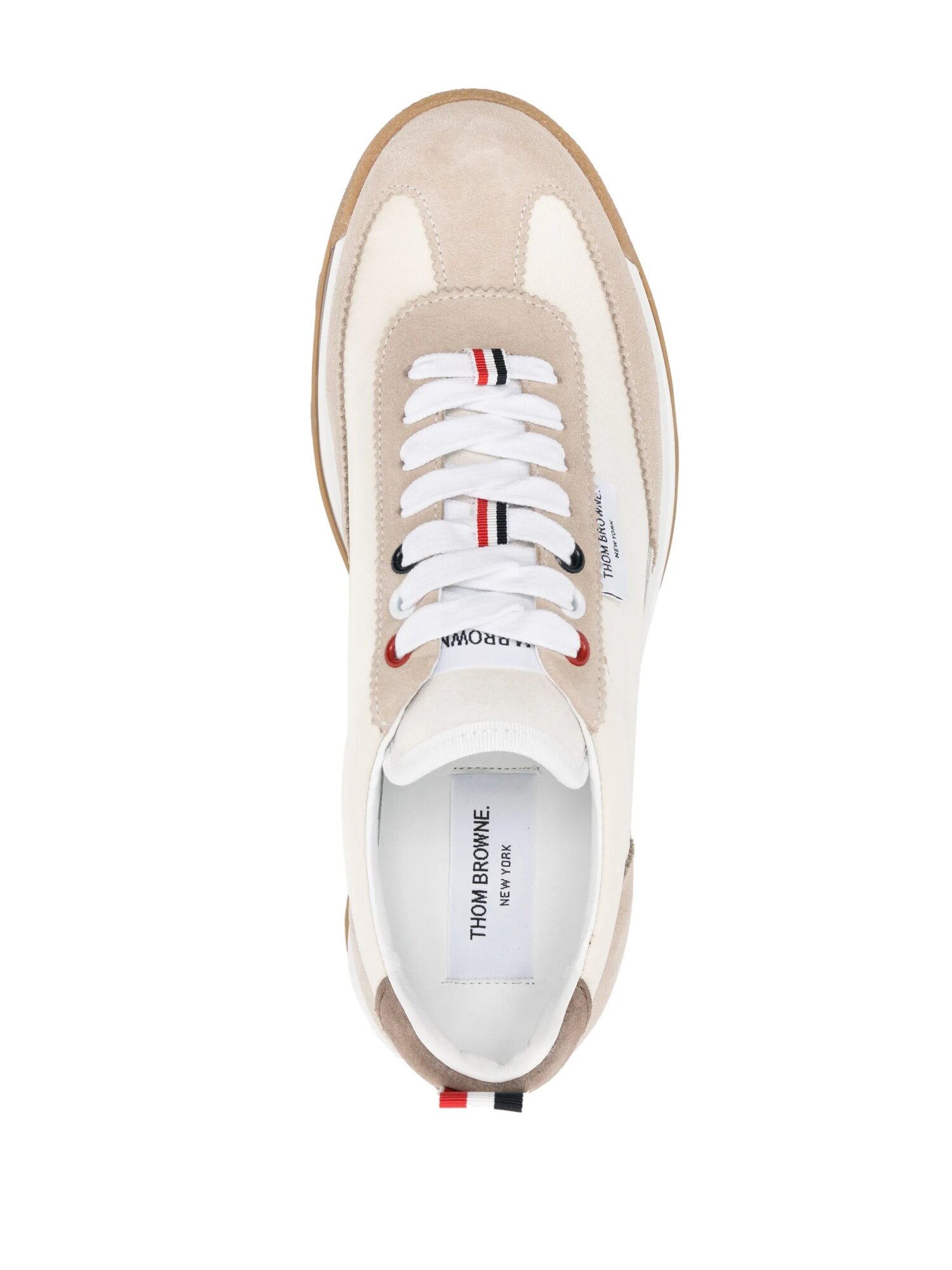 Кроссовки THOM BROWNE Tech Runner, размер 6 US, коричневый — фото 1