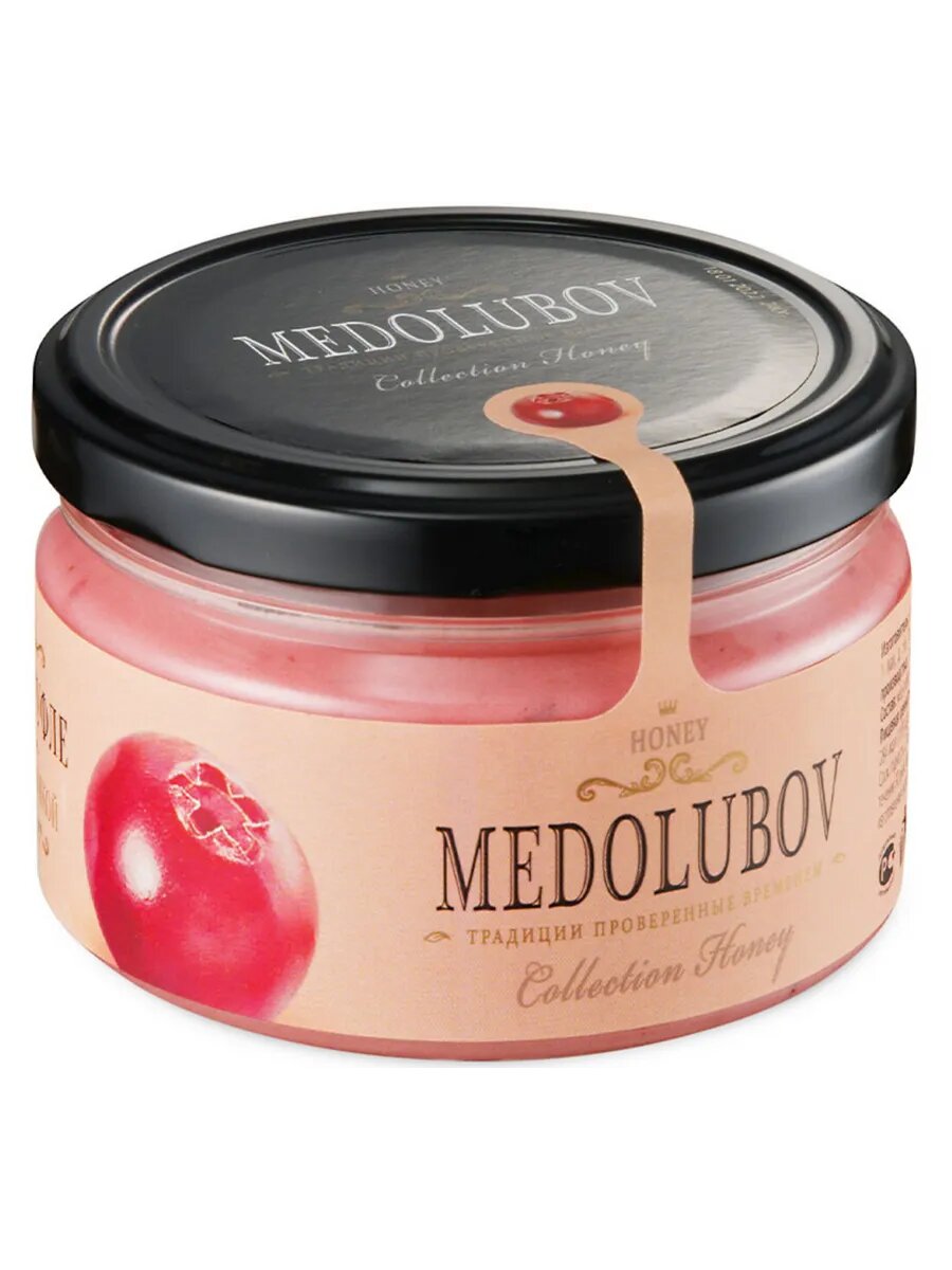 Медовое суфле с брусникой 240 гр