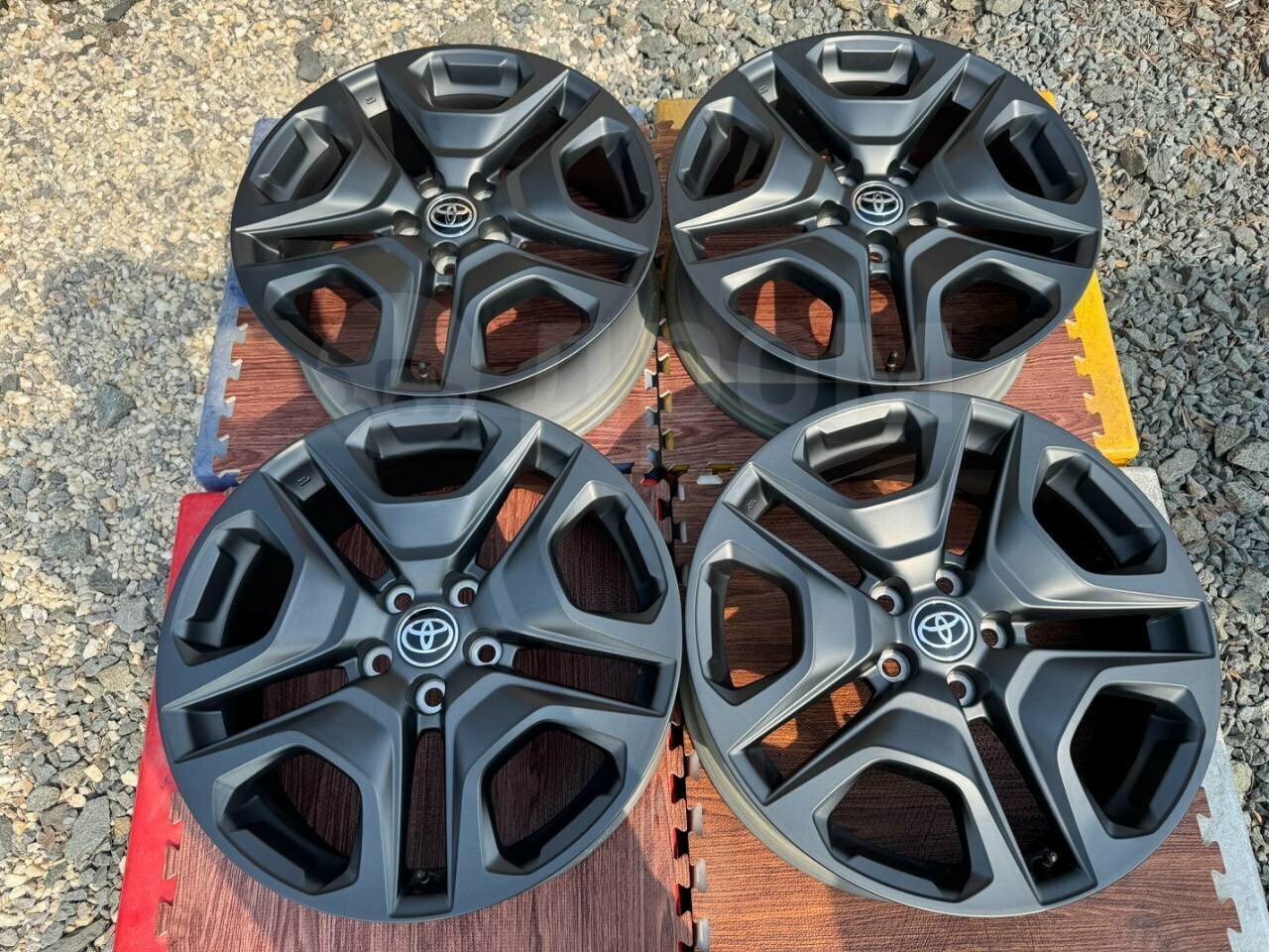 Диски автомобильные R19, Original Toyota Rav 4 ADVENTURE BLACK, Camry, Harrier, Lexus, 19 дюймов, 5x114.3 (7,5J, ET40) Диски Тойота Харриер, Рав 4, Лексус 4шт.