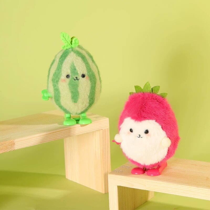 Игрушки для ролевых игр для малышей, реалистичные игрушки-фрукты, которые ходят, детские заводные игрушки-попрыгуны: