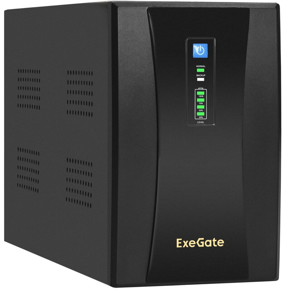 Источник бесперебойного питания ExeGate SpecialPro UNB-2000. LED. AVR.4C13. RJ. USB