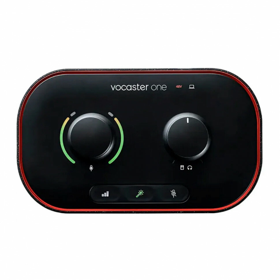 Аудиоинтерфейс Focusrite Vocaster One USB для подкастов