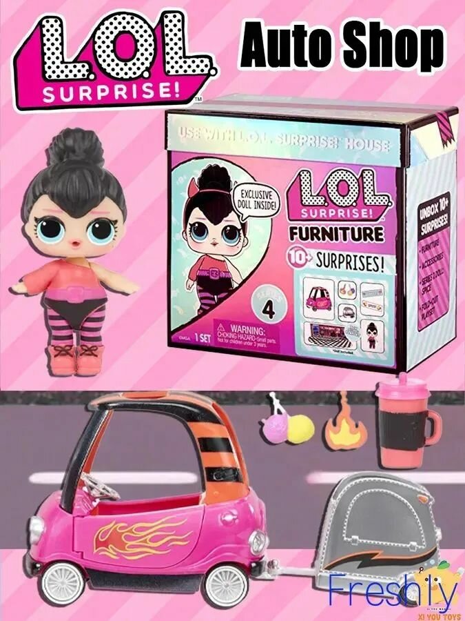 MGA Entertainment L.O.L. Surprise! Furniture / Набор Для Кукольного Домика-сюрприза Со Стильными Куклами И Детализированной Мебелью, Подходящий Для Детей В Возрасте От 5 Лет