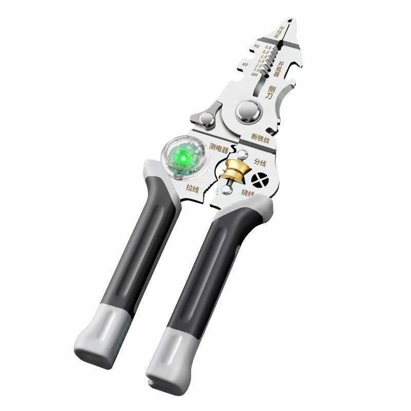 10-в-1 мультитул для электрика, тестер напряжения, кусачки, обжимка, для авто и дома