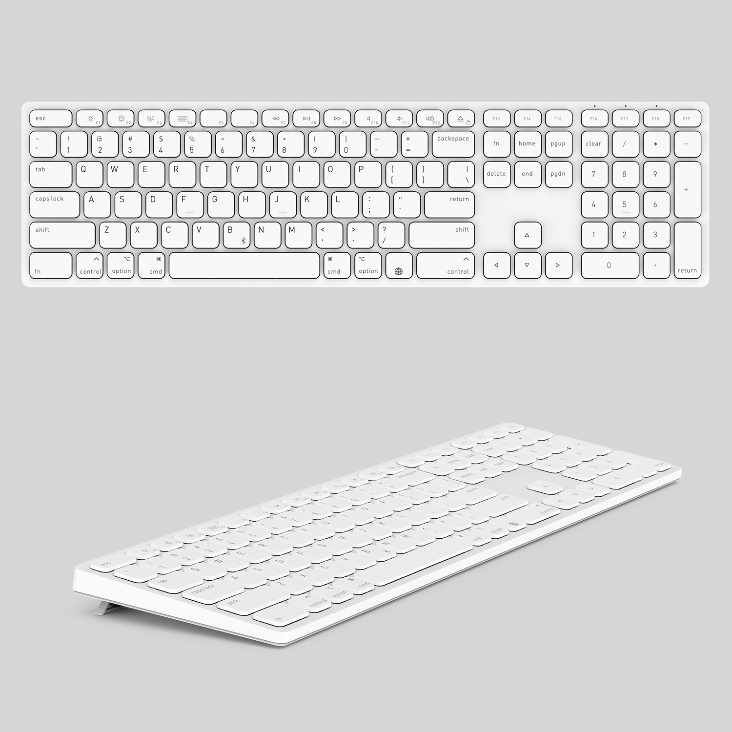 Беспроводная клавиатура Bluetooth Magic Keyboard подходит для ноутбуков Apple, компьютеров Mac, iPad Pro, предназначена