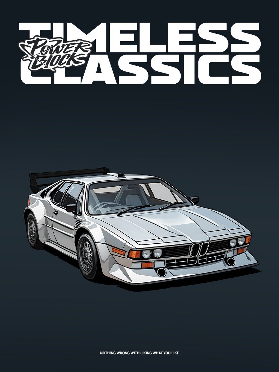 Конструктор BMW M1 1:32 — единственная средне-моторная BMW, серия Timeless Classics, коллекционная модель