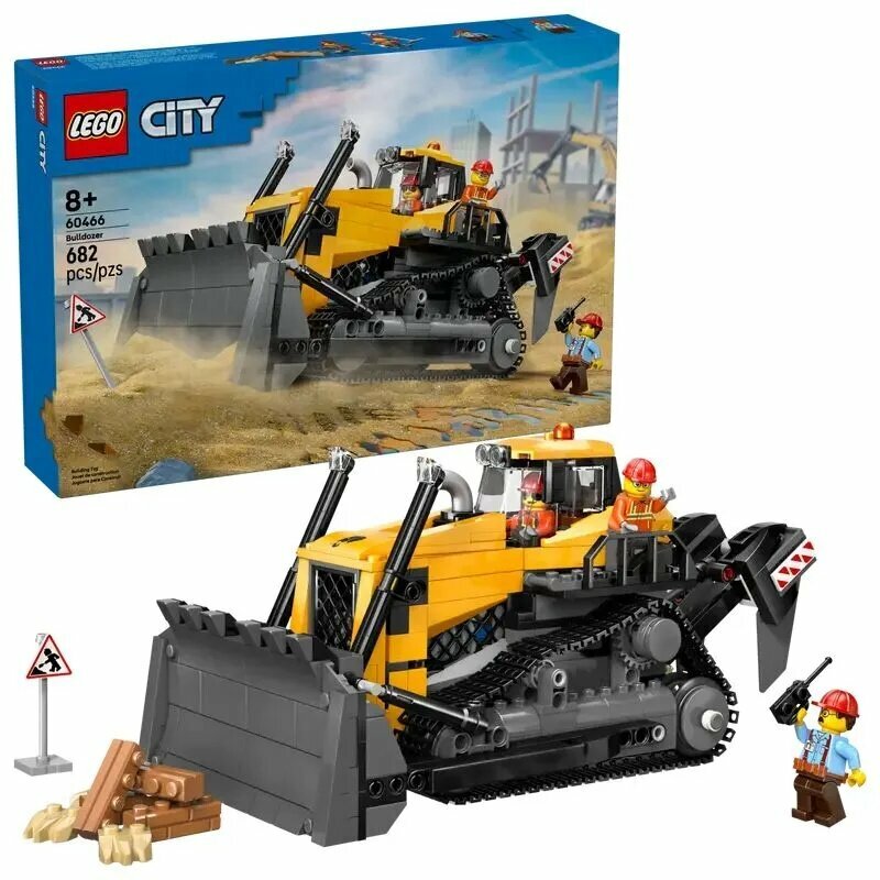 Конструктор Lego City 60466 ульдозеры,682 деталей, возраст от 8+