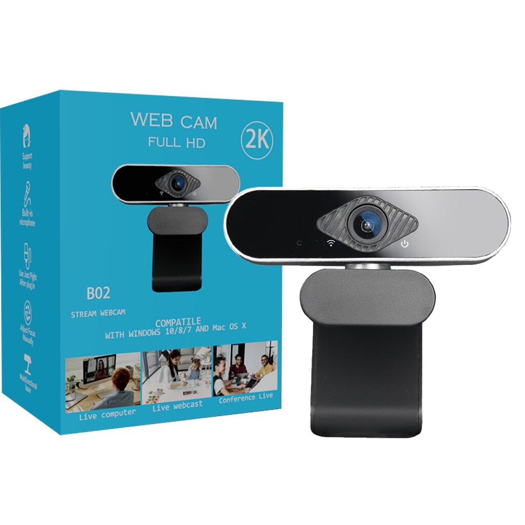 1080P / 2K/ 4K Компьютерная веб-камера для конференции, игровая камера с микрофоном