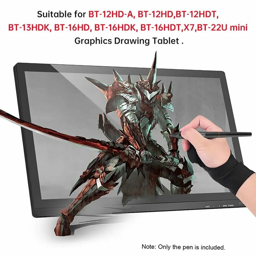 Пассивное чувствительное к нажатию перо BOSTO, подставка для пера/20 наконечников для пера, подходит для цифровых дисплеев BT-16HDT /BT-22U MINI/BT-22UX