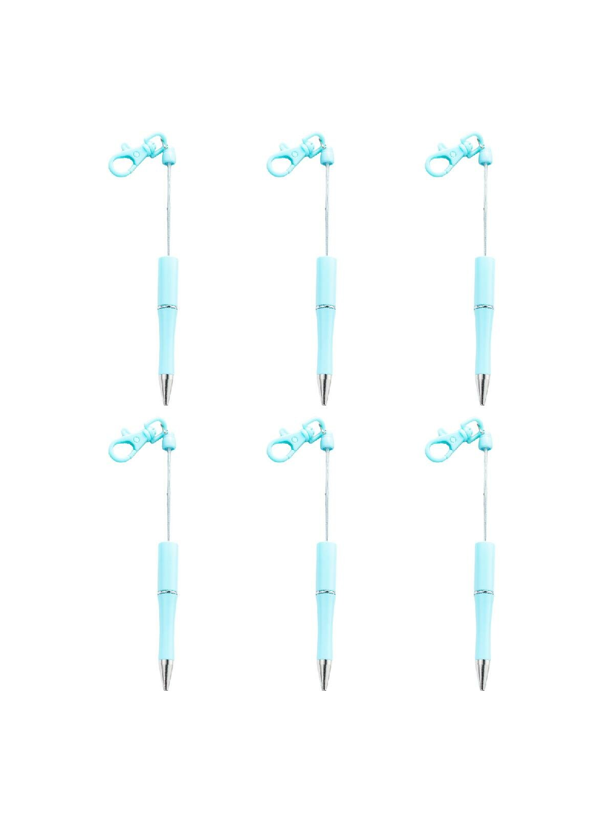 6 Шт 1,0 мм Бисерная Ручка с Брелоком Шариковая Ручка Для Подписи Бисерная Ручка