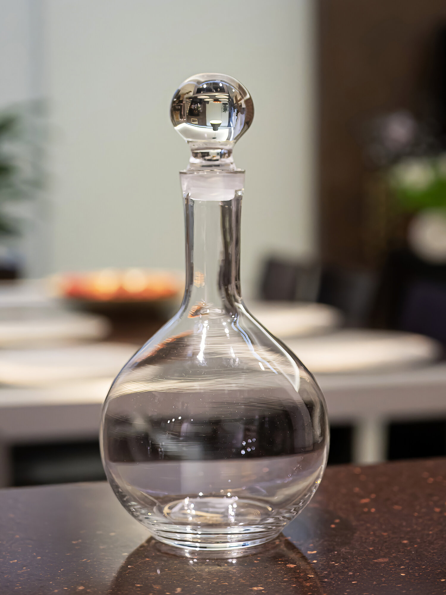 Стеклянный графин для вина, водки, объем1 л, высота 19.8 см, Неман 5247/1.0л