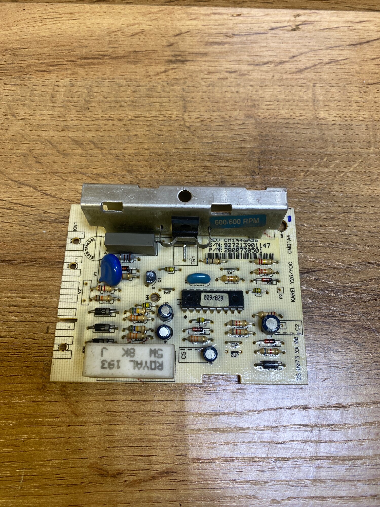 Блок управления для стиральной машины BEKO WEF 6006 NS, оригинал, б/у