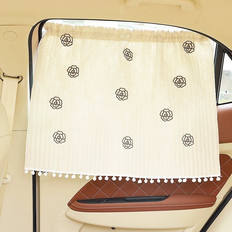 Солнцезащитная шторка для автомобиля, защита от солнца, теплоизоляция, на присосках, шторка на боковое окно автомобиля,