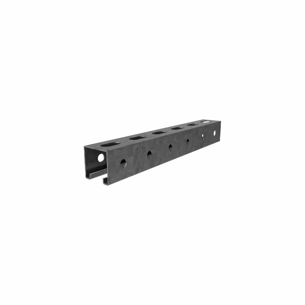 Страт-профиль перфорированный OSTEC 41x41x300, толщ. 2,5 мм, Сендзимир цинк СП-41х41х300-2,5-СЦ