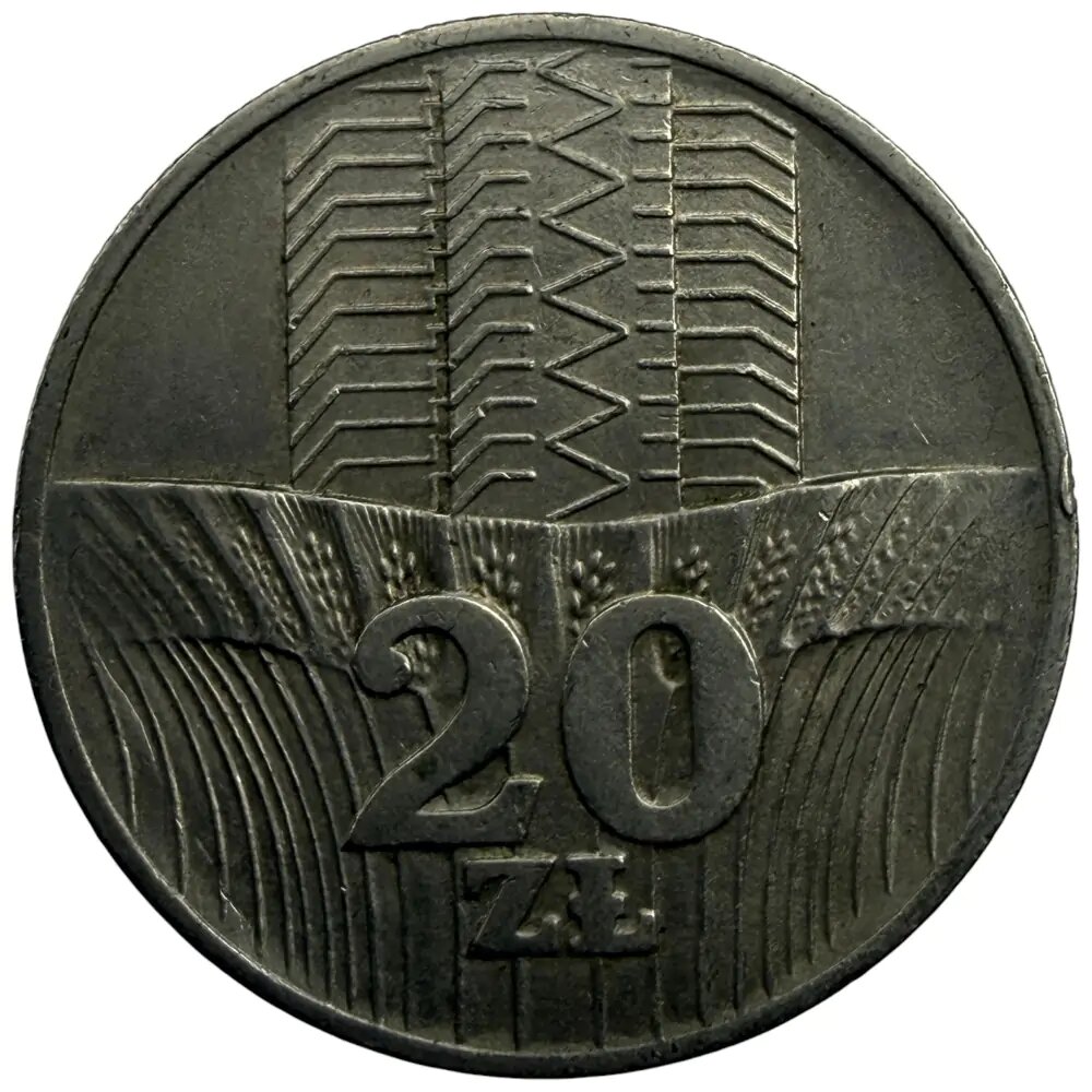 Польша 20 злотых 1976 г.