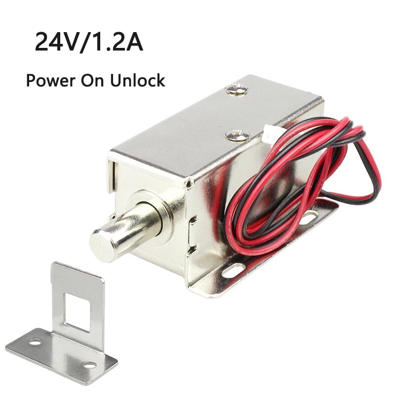 Электрический замок RUNERYUE 24V/1.2A Power On Unlock