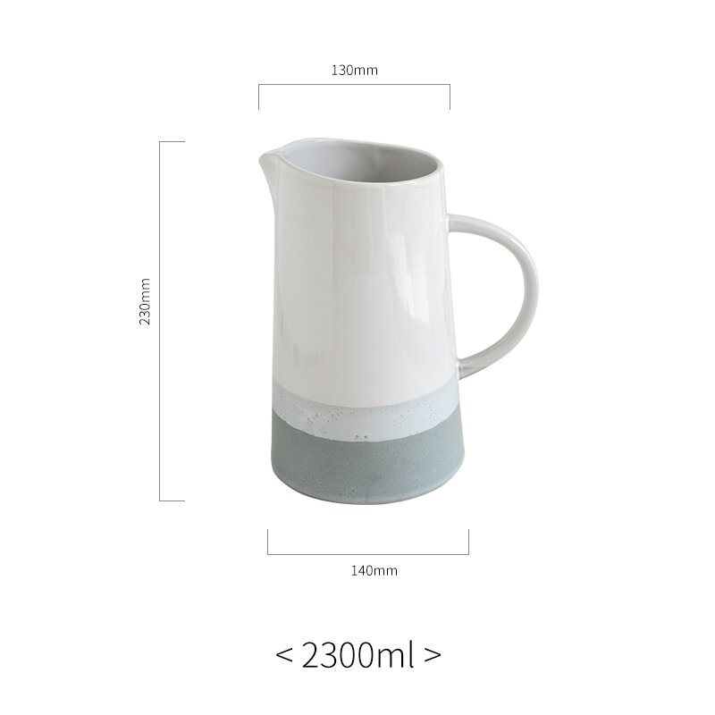 ⭐Кувшин для холодной воды Sanshijia в ретро стиле, чайник, керамический кувшин для воды, кипятильник, домашний кувшин для холодной воды, хранилище воды⭐